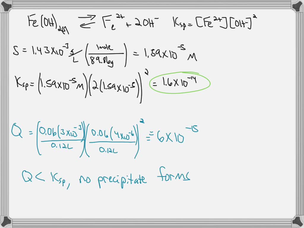 solved-the-solubility-of-iron-ii-hydroxide-fe-oh-2-is-1-43-10-3-g
