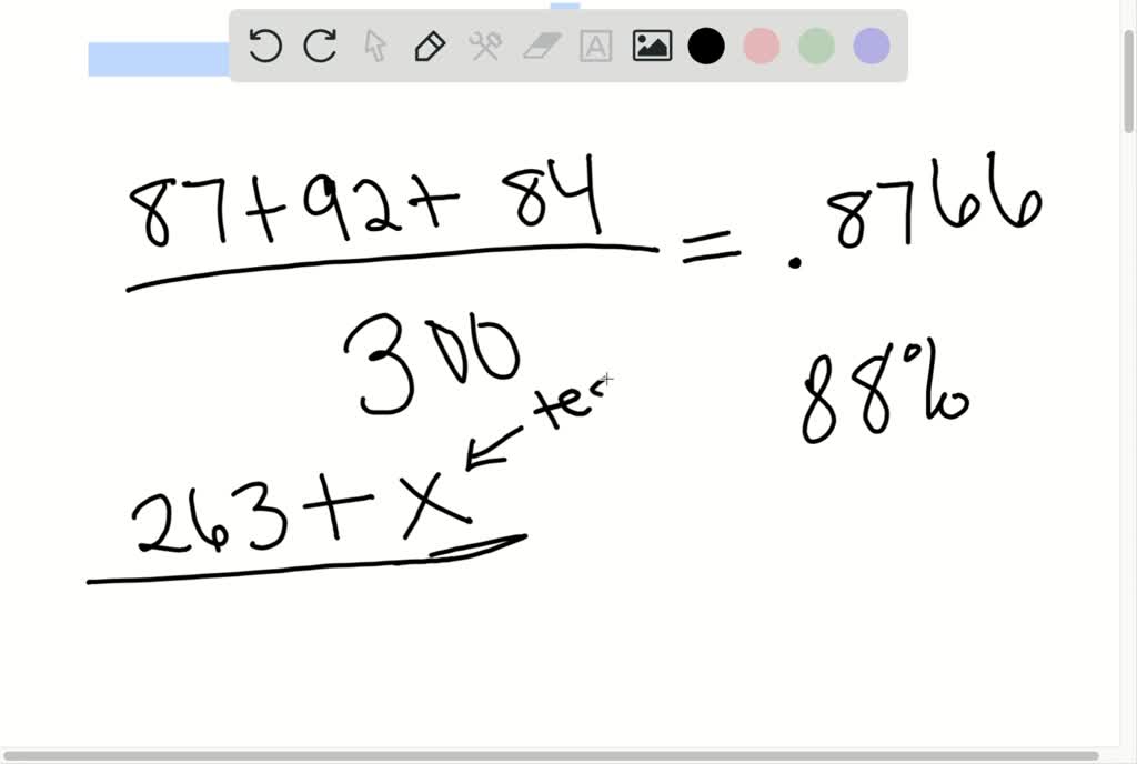 SOLVED:In your statistics course, there are three exams: I is worth 40 ...