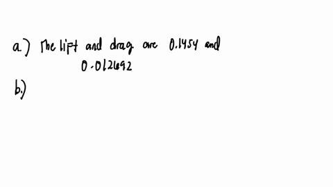 ⏩SOLVED:Using the results of linearized theory, calculate the lift… | Numerade