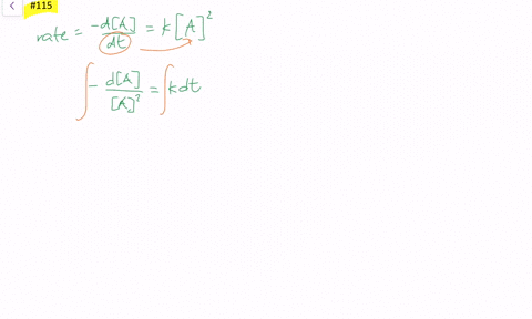 SOLVED:The first-order integrated rate law for a