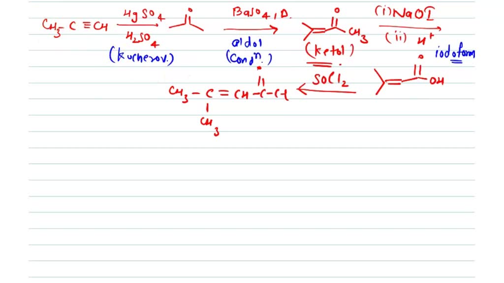 SOLVED:The reaction which is/are involved in above reaction sequence is ...