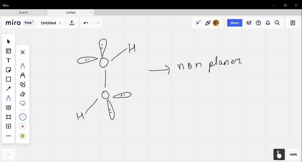SOLVED:Hydrogen peroxide, in the pure state, is : (a) non-planar and ...