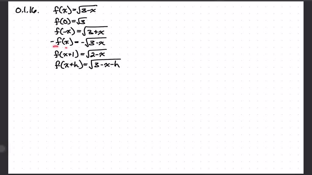 SOLVED: Find the set of all values of x for which following functions (expressions) are defined ...