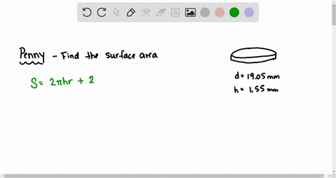 SOLVED:The dimensions of various coins are given in the table. Find the ...