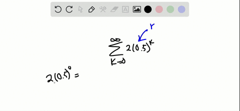 SOLVED:Determine whether the infinite geometric series has a sum. If so, find the sum. ∑k=0^∞ 2 ...