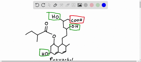 SOLVED:Identify the functional groups in Pravachol.
