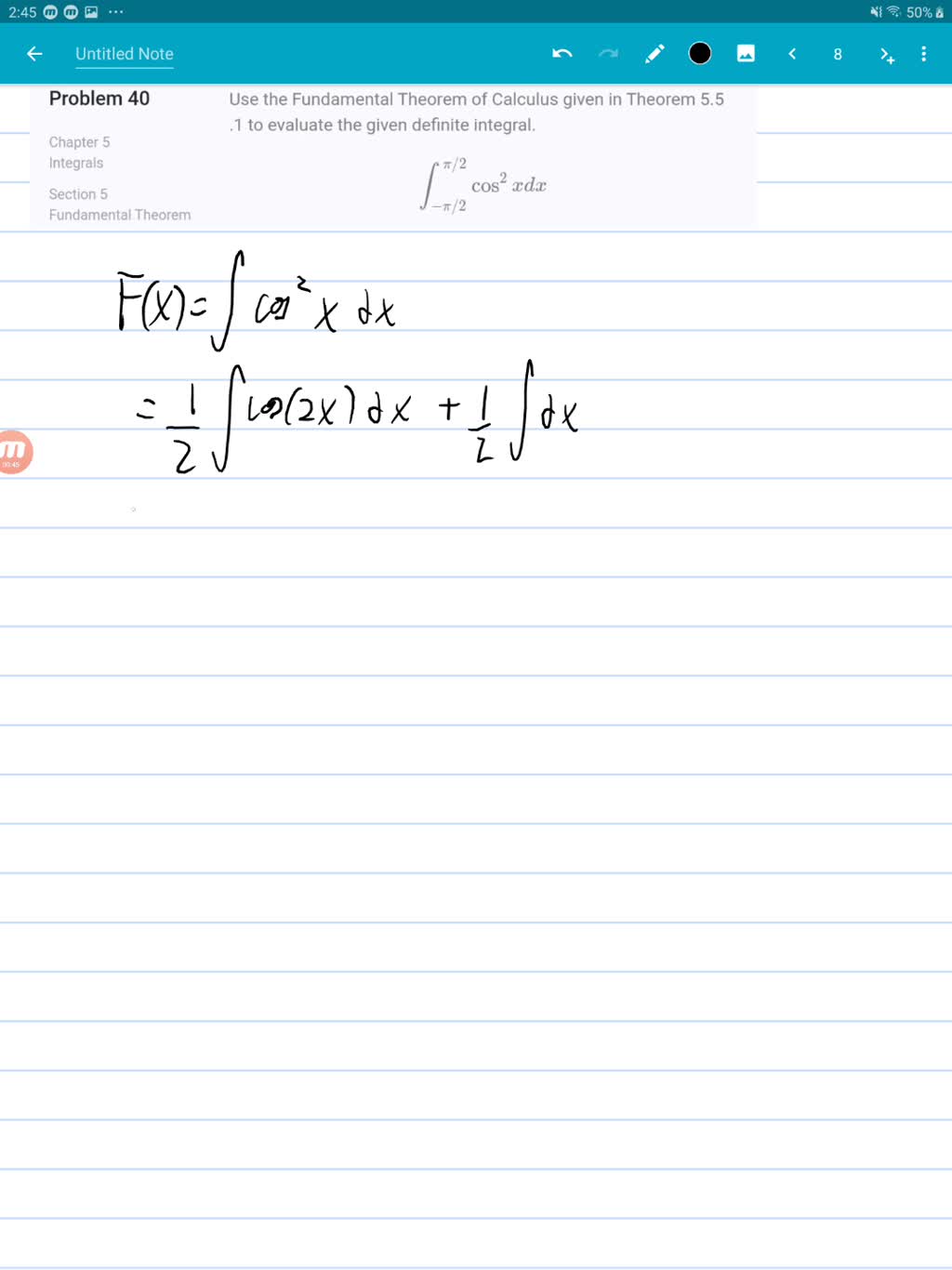 SOLVED Use The Fundamental Theorem Of Calculus Given In Theorem 5 5 1 solved-use-the-fundamental-theorem-of-calculus-given-in-theorem-5-5-1