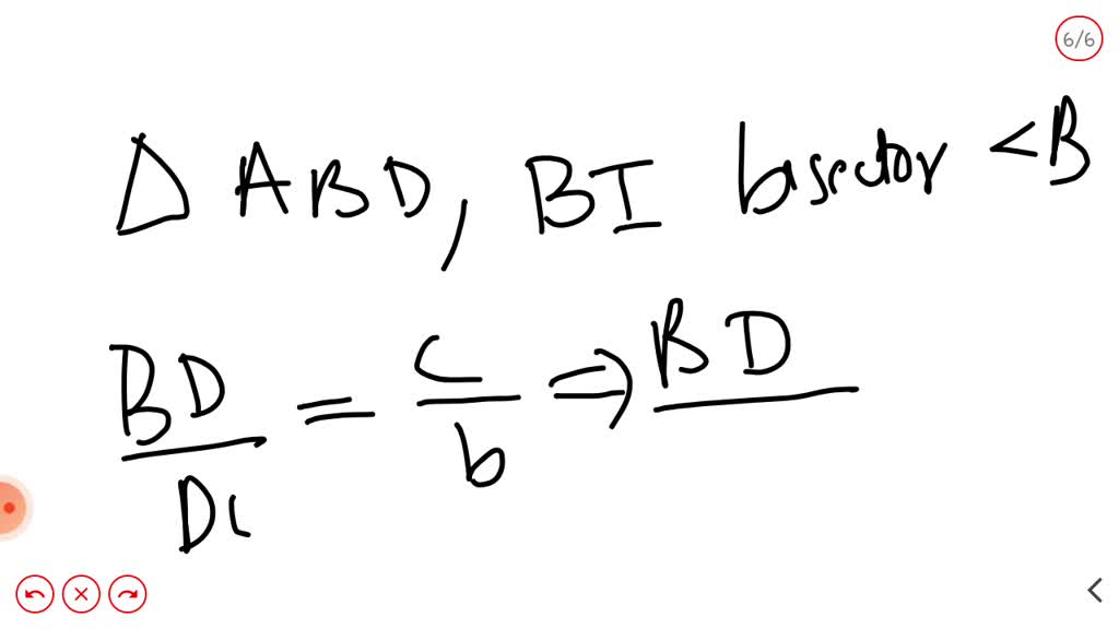 SOLVED:Show, by vector methods, that the angular bisectors of a ...