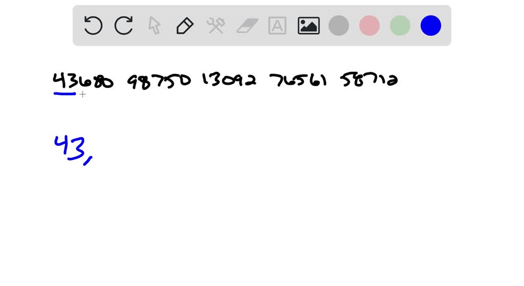 A state lottery selects a four-digit number as follows: Four digits are ...