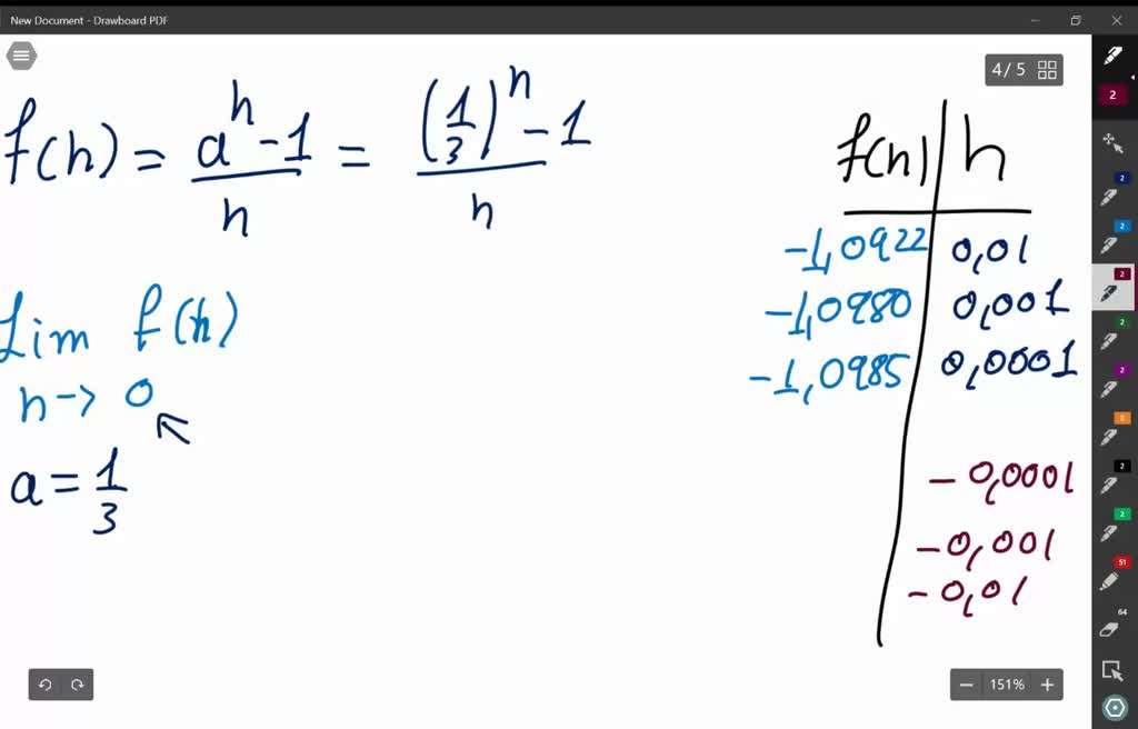 SOLVED:Numerically estimate the limit in (7.1) for a=3 and compare your ... SOLVED:Numerically estimate the limit in (7.1) for a=3 and compare your ...