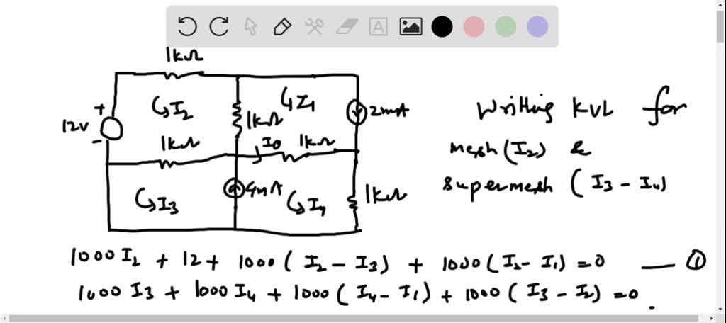 SOLVED:Find Io in the network in Fig. P3.64 using loop analysis.