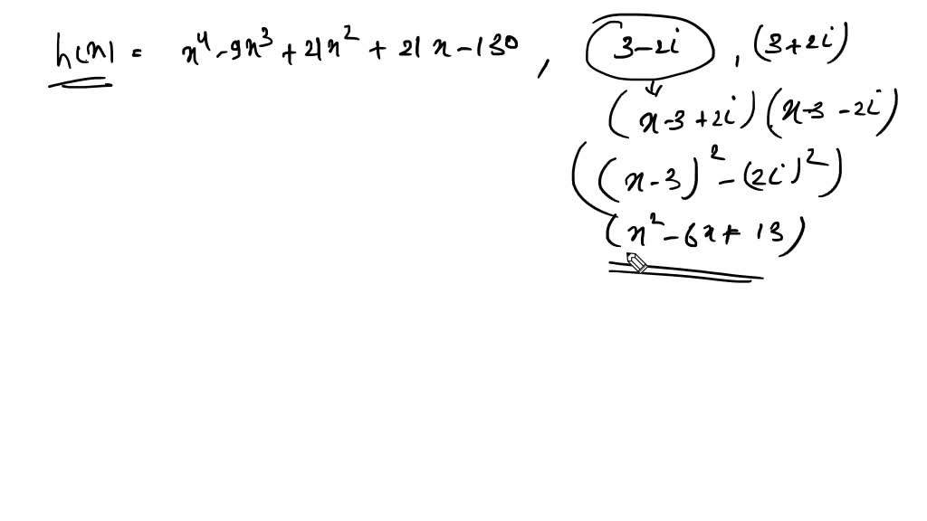 SOLVED Use The Given Zero To Find The Remaining Zeros Of Each 