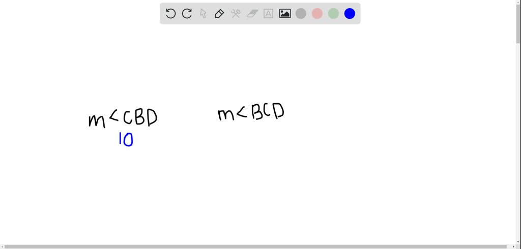 Solved Determine The Relationship Between The Measures Of The Given