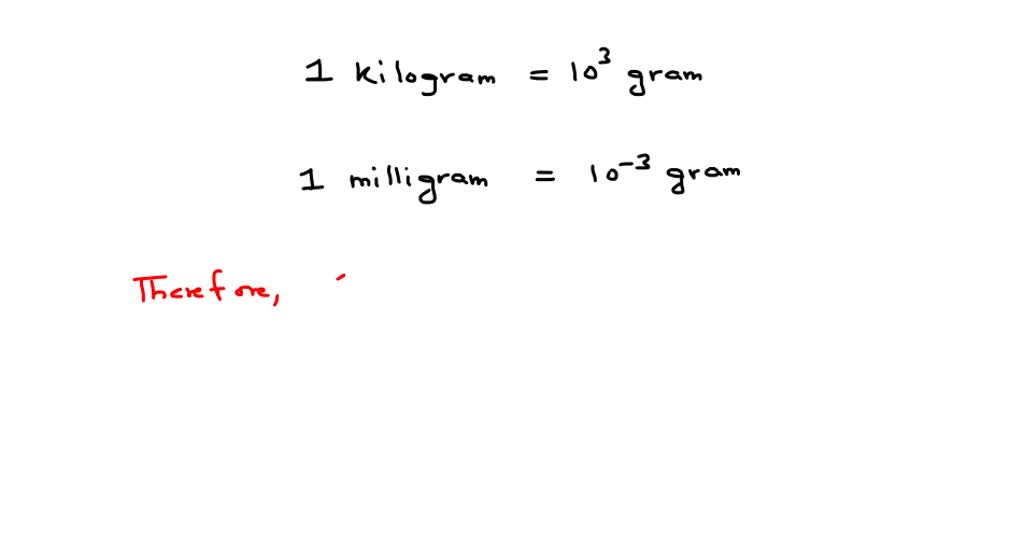 SOLVED Milligrams Are Metric Units That Measure SOLVED Milligrams Are Metric Units That Measure