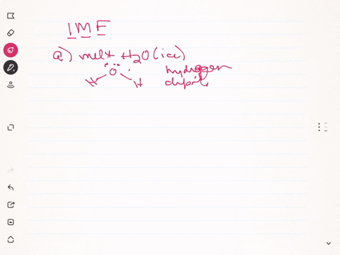 SOLVED:What intermolecular force(s) must be overcome to perform the ...