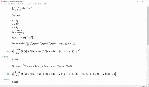 SOLVED:Approximate the definite integral for the stated value of n by using (a) the trapezoidal ...