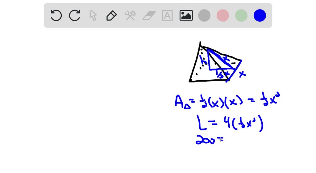 SOLVED:For a regular square pyramid, the slant height of each lateral ...