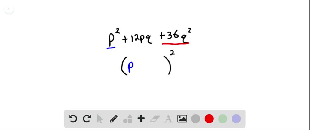 SOLVED:Factor each trinomial completely. See Examples I through II and Section 6.2 p^2+12 p q+36 q^2