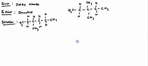SOLVED:Draw structures corresponding to the following IUPAC names: (a) 2-Methyl-1,5-hexadiene (b ...