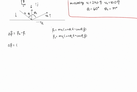 SOLVED: A billiard ball of mass m=0.250 kg hits the cushion of a ...