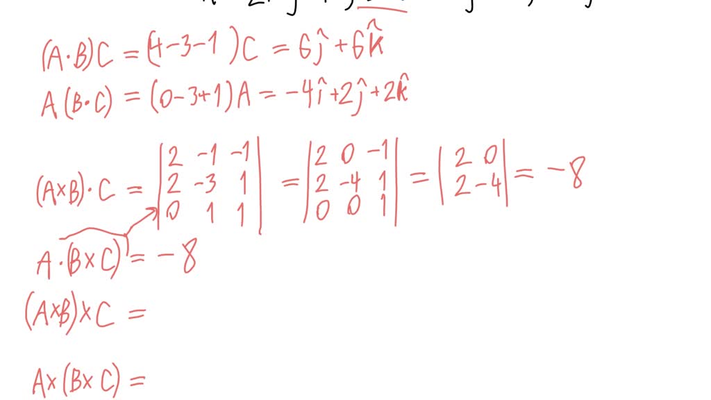 SOLVED:If 𝐀=3 𝐢-𝐣+2 𝐤 and 𝐁=2 𝐢+3 𝐣-𝐤, find 𝐀 ×𝐁. 𝐀 ×𝐁=| 𝐢 𝐣 𝐤 3 -1 2 2 ...