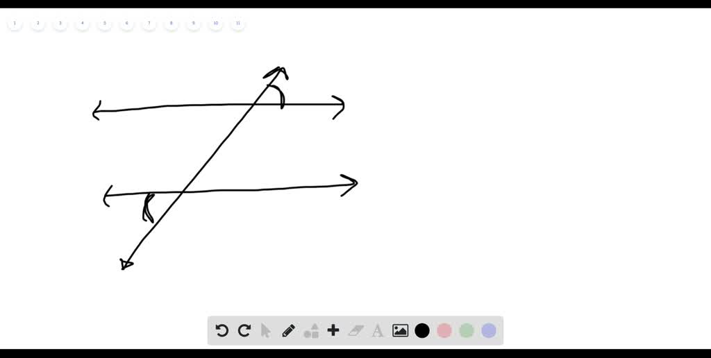 SOLVED:Determine whether lines ℓand m are parallel. Explain your reasoning. GRAPH CANNOT COPY