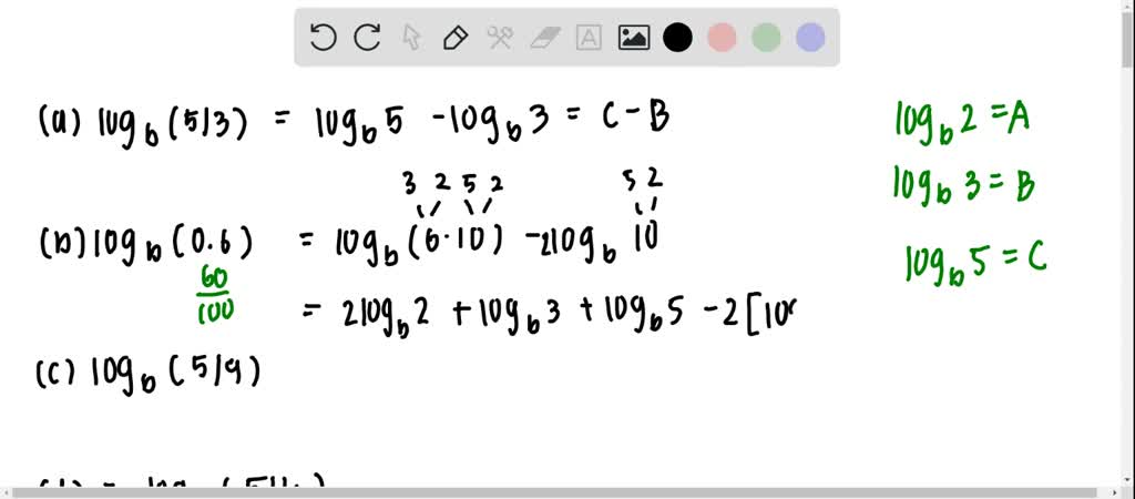 SOLVED:Suppose b is a positive constant greater than 1, and let A, B, and C be defined as ...