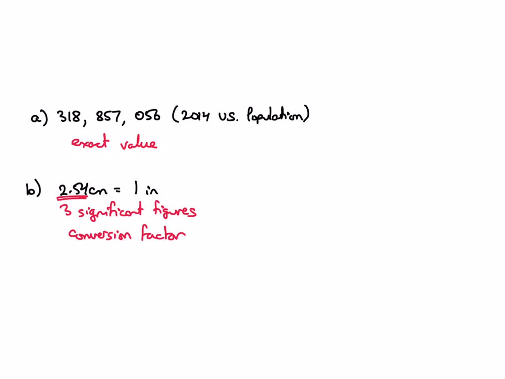 SOLVED:Indicate the number of significant figures in each number. If ...