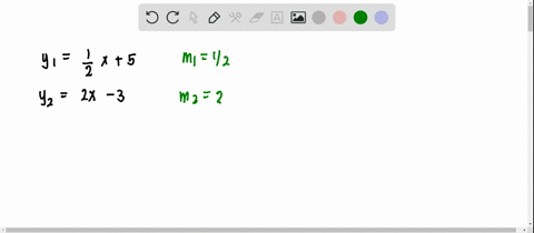 SOLVED:Determine whether the lines are parallel, perpendicular, or ...