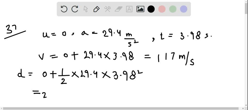 SOLVED:A rocket moves upward, starting from rest with an acceleration of +29.4 m / s^2 for 3.98 ...