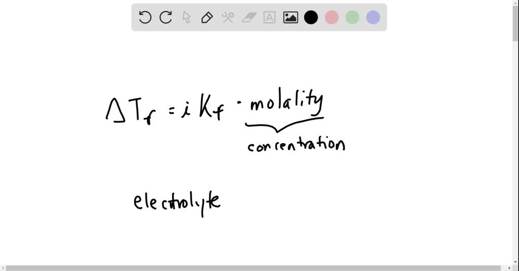 Solved Why Is The Calculated Osmolality So Different From The Osmolality Measured By Vapor