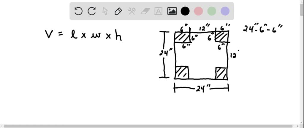 SOLVED:An open box is formed by cutting congruent squares from the four ...