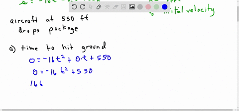 SOLVED:Use the position equation given in Example 8 as the model for ...