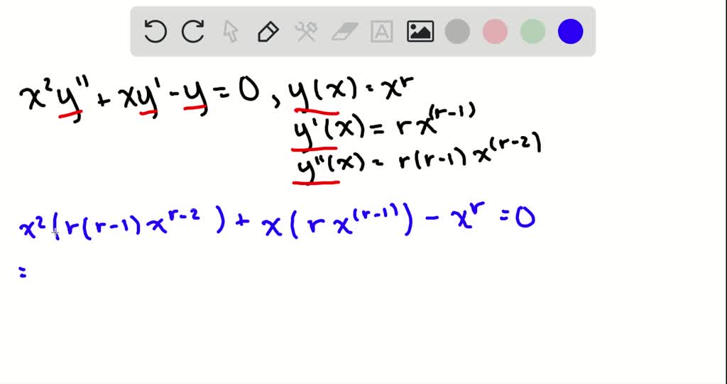 Solved Determine All Values Of The Constant R Such That The Given Function Solves The Given