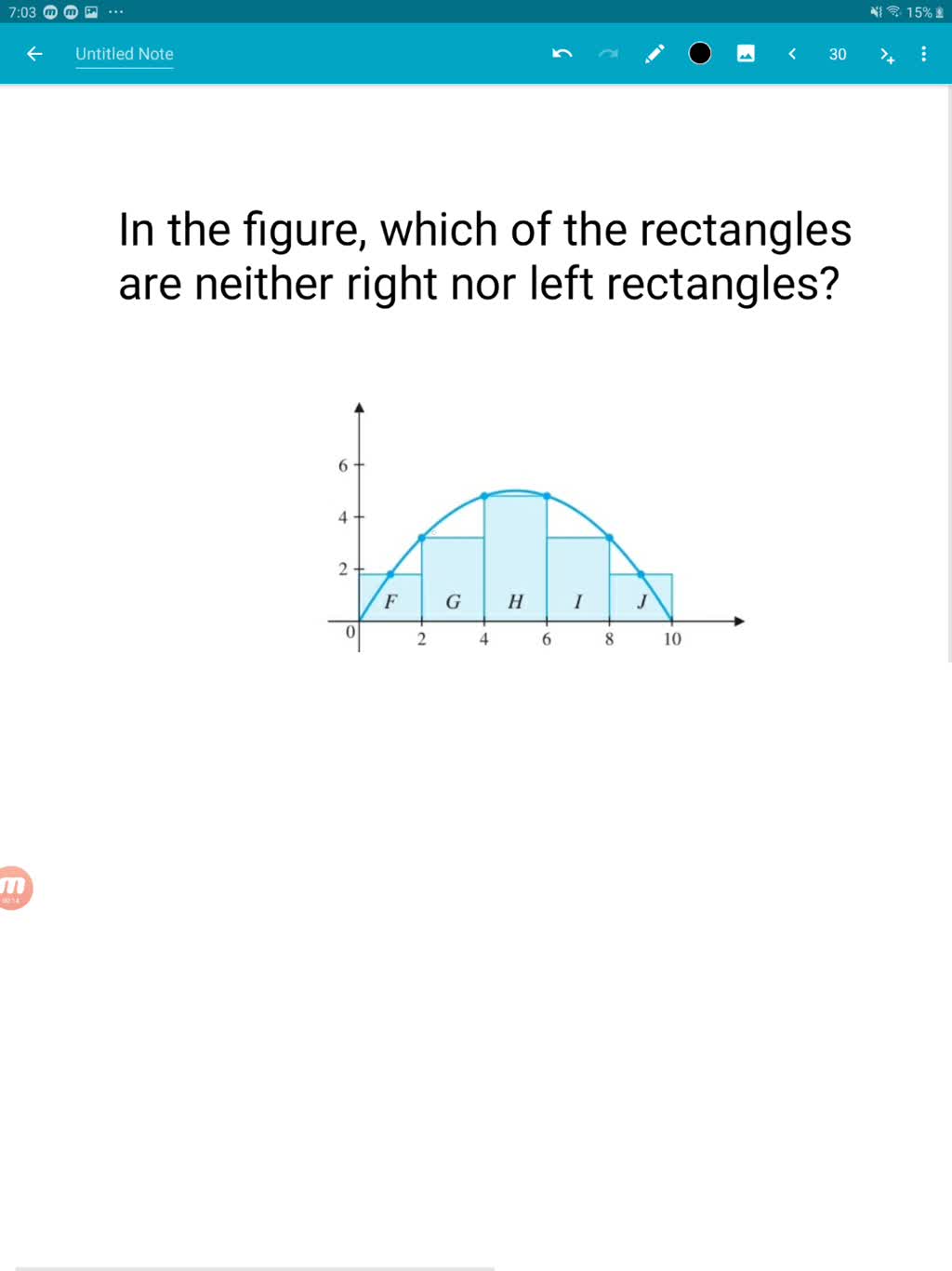 SOLVED:Refer to the rectangles F, G, H, I, and J in the following ...