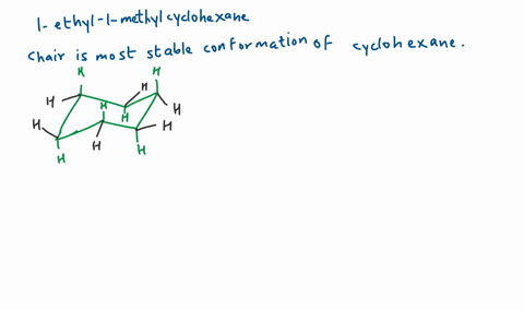 ⏩SOLVED:Draw or construct a molecular model of the most stable… | Numerade