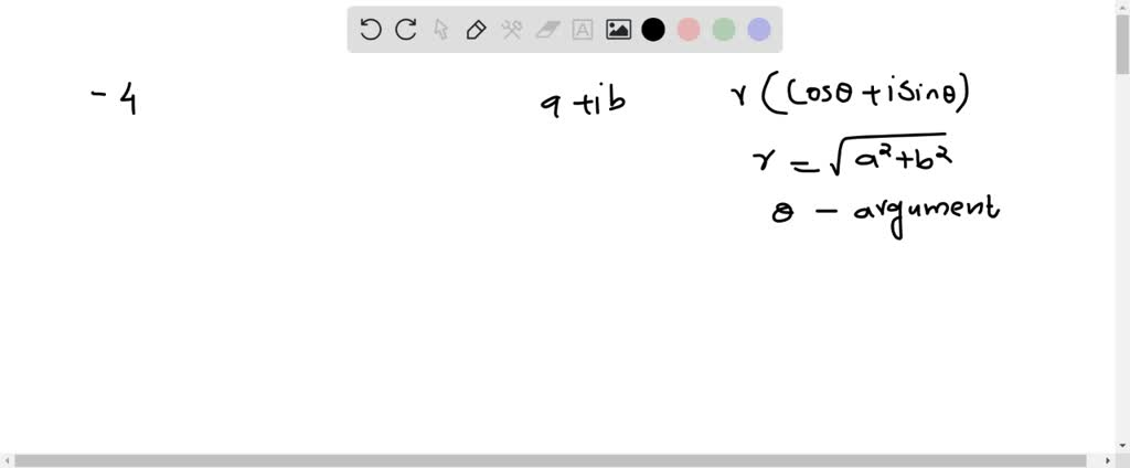 SOLVED: Write each complex number in polar and trigonometric forms (use calculator to convert ...