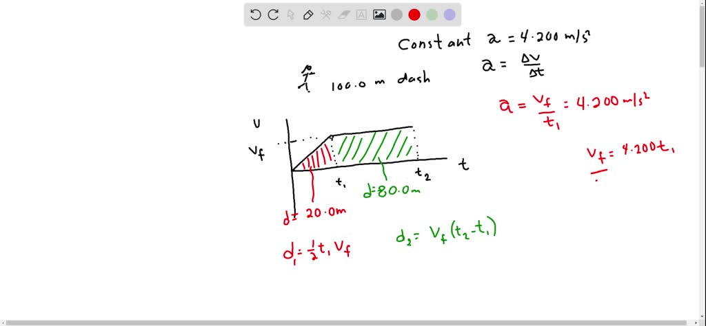 SOLVED: If the sprinter from the previous problem accelerates at that ...