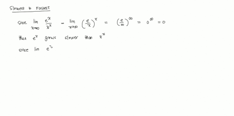 SOLVED:Order the following functions from slowest growing to fastest ...