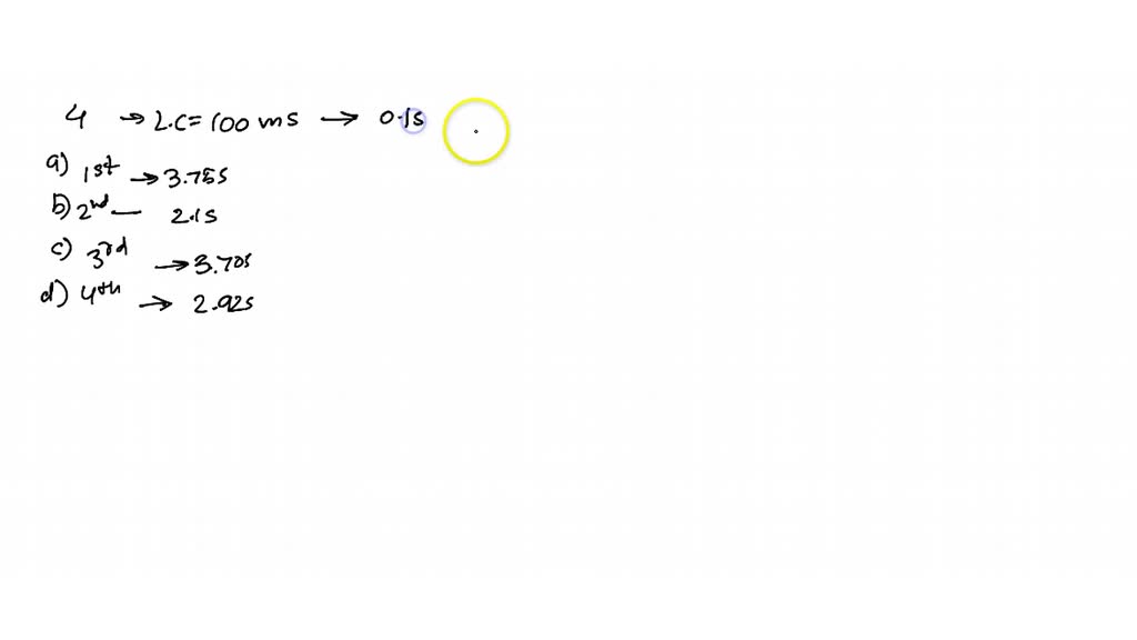 ⏩SOLVED:Four persons use the same stopwatch (of least count 100 ms ...