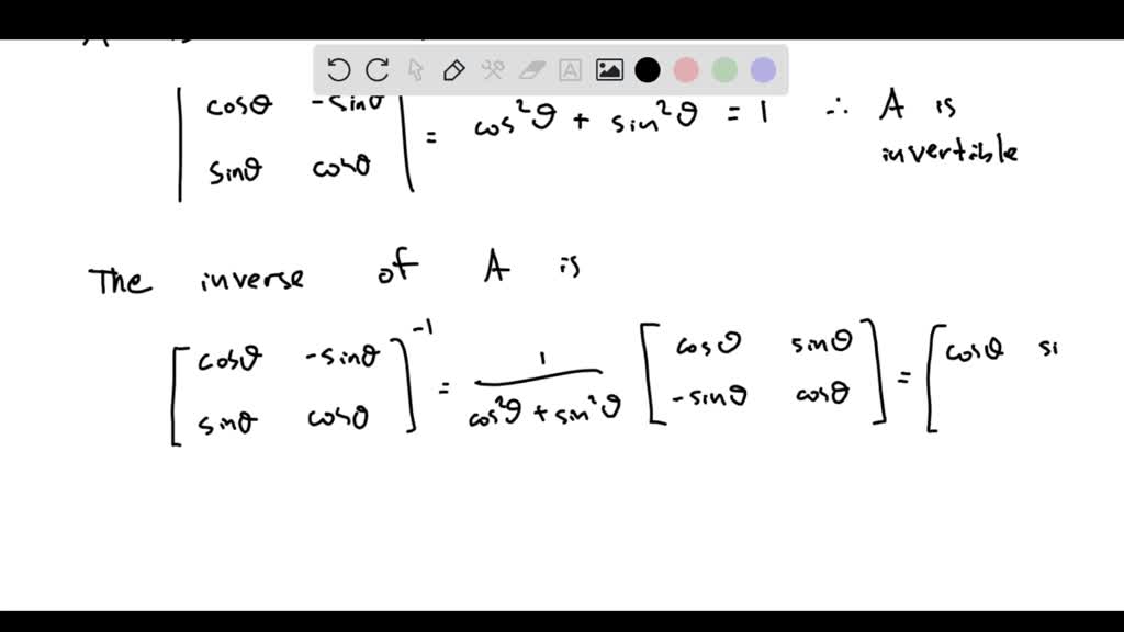 SOLVED:Using trigonometric identities, derive the elements of the ...
