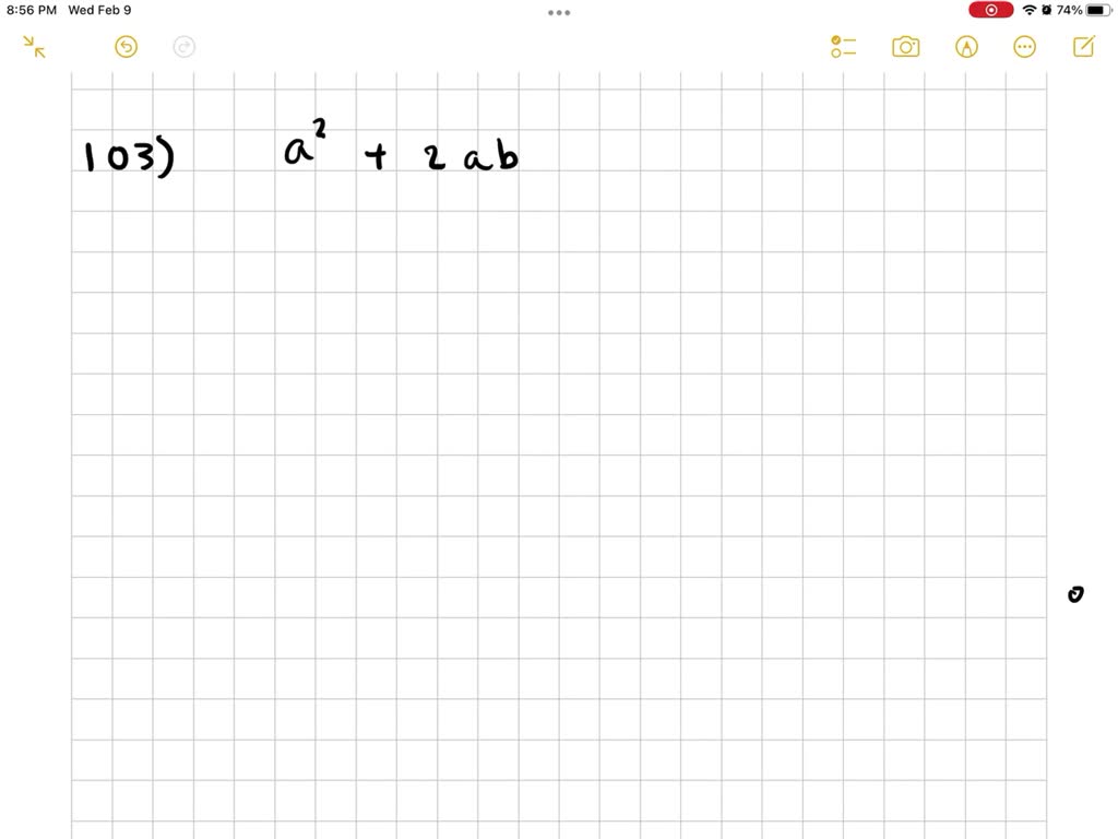 SOLVED:The area of the largest square in the figure is (a+b)^2. Use this figure to answer ...