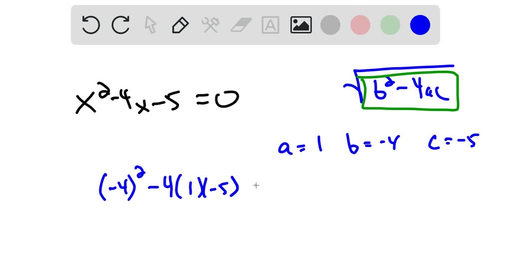 SOLVED:Compute the discriminant. Then determine the number and type of ...