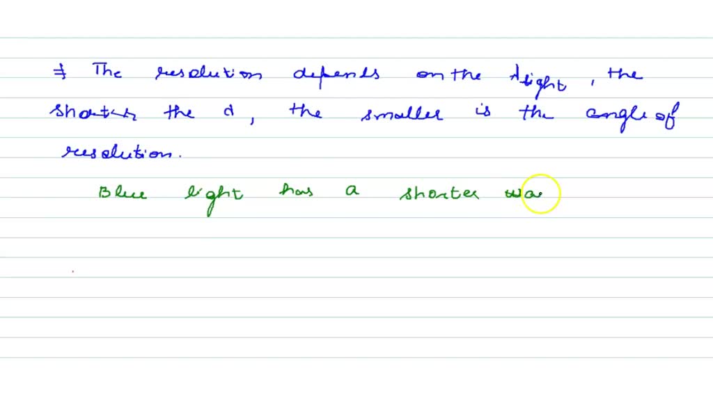 Describe the relationship between light exposure wavelength and image ...