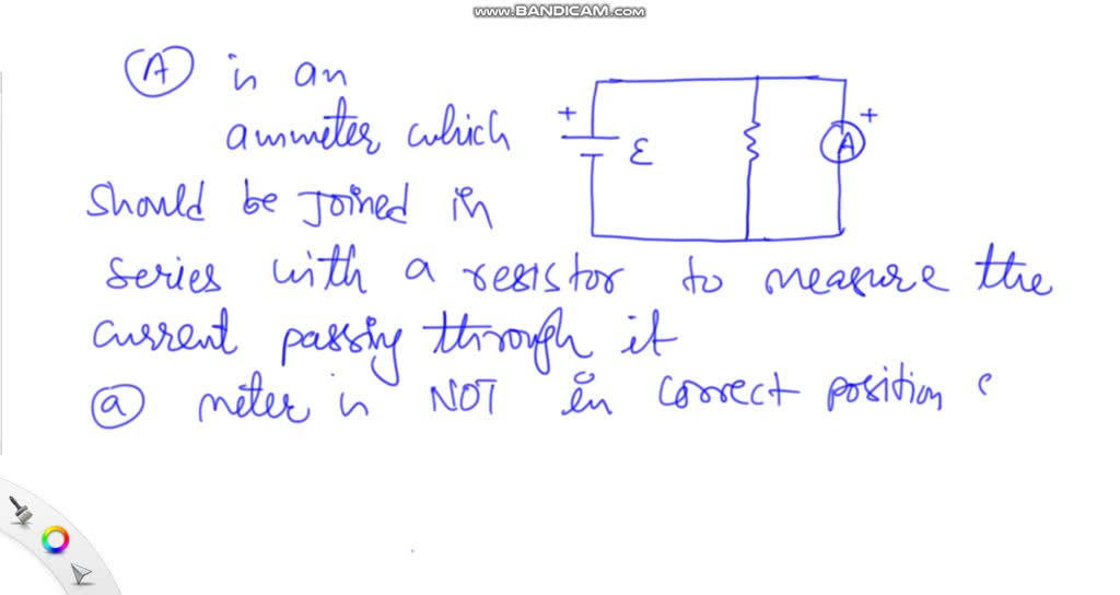 SOLVED:In the circuit shown, the circle with a V in it represents a voltmeter. Which of the ...