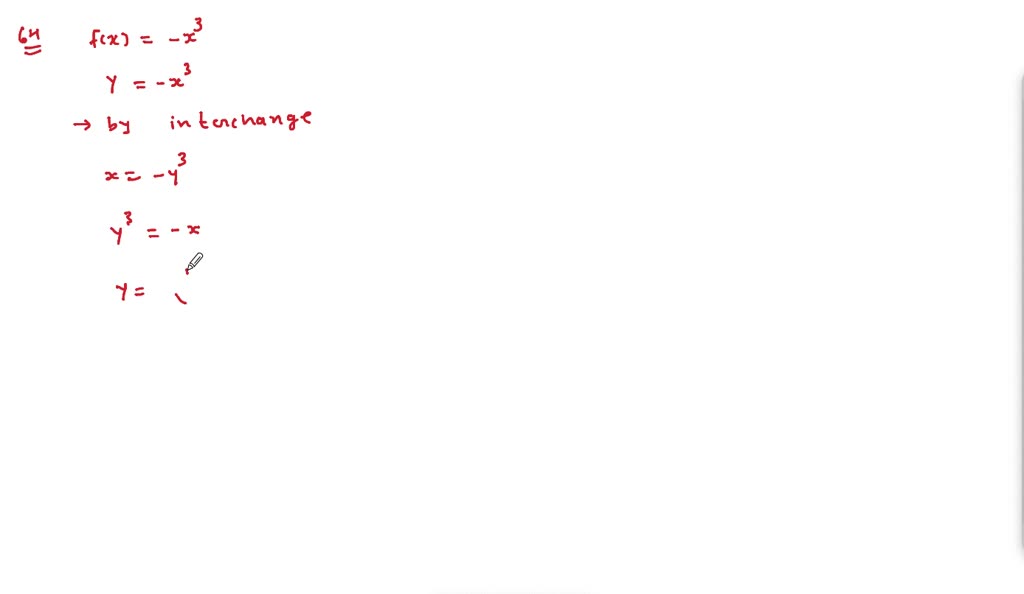SOLVED:Find the inverse of each function and graph both f and f^-1 on the same coordinate plane ...