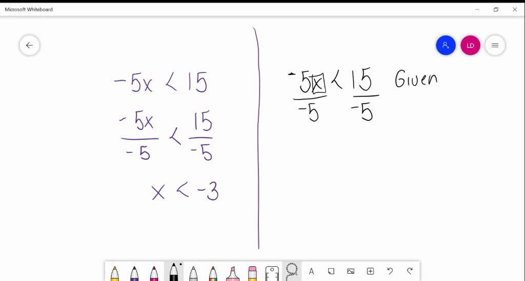 SOLVED:A student solved the following inequality incorrectly as shown. -5 x SOLVED:A student solved the following inequality incorrectly as shown. -5 x