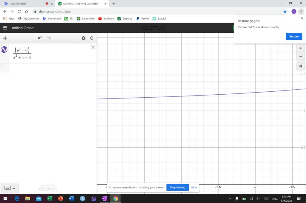 SOLVED:In Exercises 57–60, calculate the limit in the specified exercise, using a table such as ...