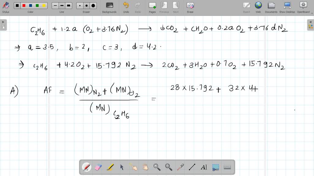 SOLVED:Determine the chemical equation for the reaction of octane (C8 ...