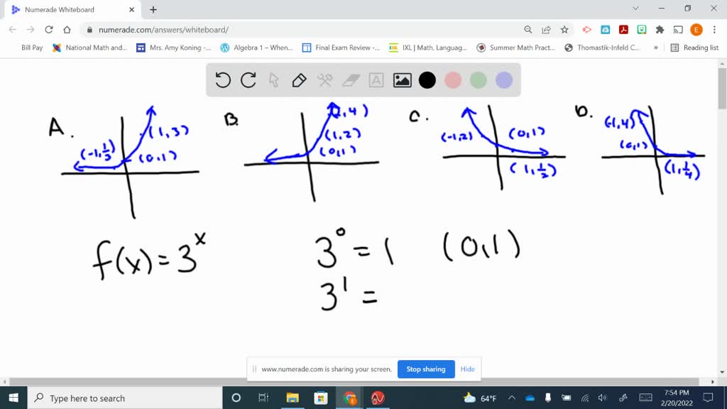 SOLVED:Match each exponential function with its graph. f(x)=3^x SOLVED:Match each exponential function with its graph. f(x)=3^x